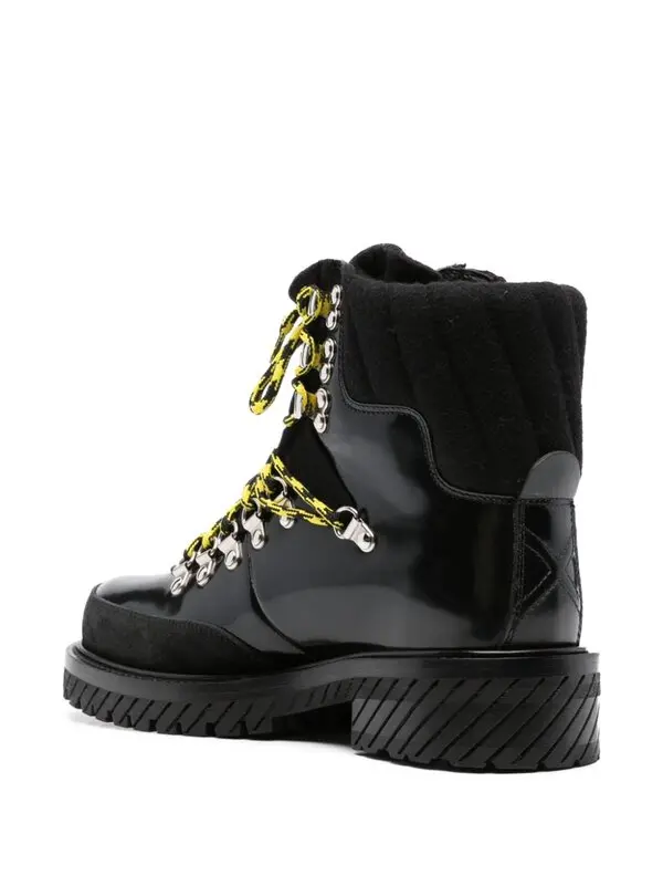 Off-White Patent-leather Ankle Boots