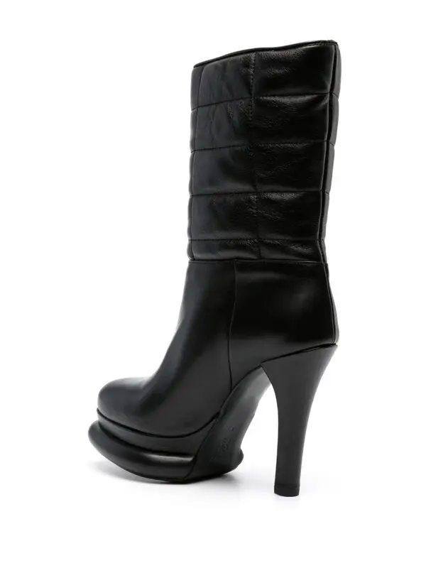 PALOMA BARCELO 120mm Quilted-panel Platform Boots