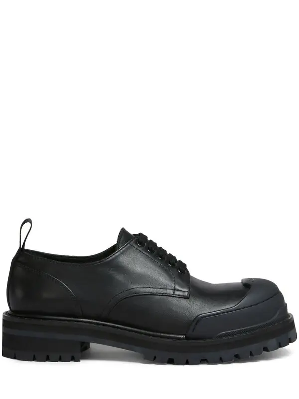 Marni Leather Derby Shoes - Black