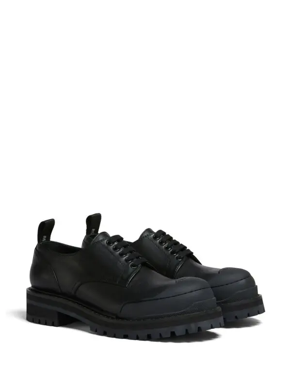Marni Leather Derby Shoes - Black