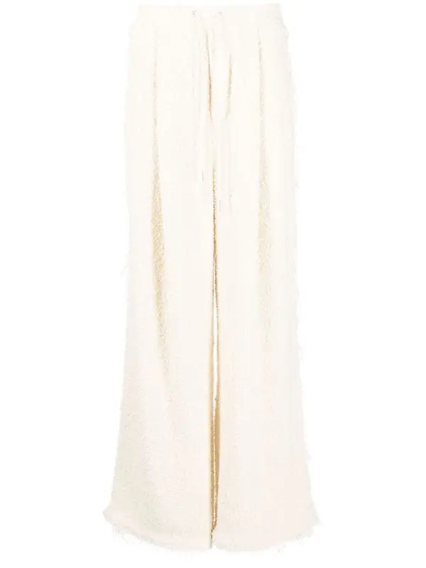 Eckhaus Latta Bouclé Wide-leg Trousers