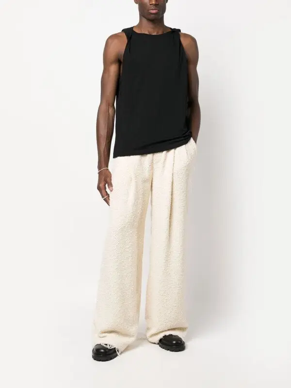 Eckhaus Latta Bouclé Wide-leg Trousers