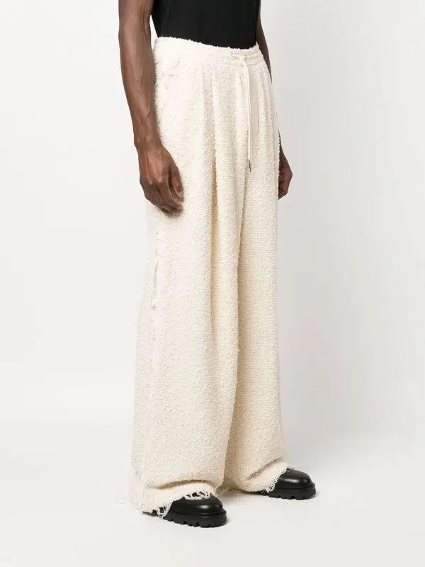 Eckhaus Latta Bouclé Wide-leg Trousers