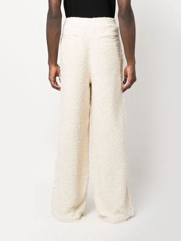 Eckhaus Latta Bouclé Wide-leg Trousers