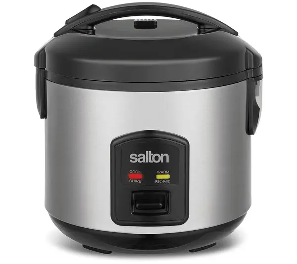 SALTON Automatic 8-cup Rice Cooker & Steamer - One-color