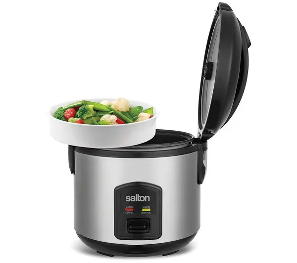 SALTON Automatic 8-cup Rice Cooker & Steamer