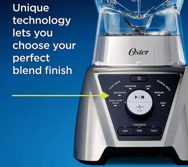 OSTER Pro Blender W/ Texture Select Settings & 2 Portable Cups