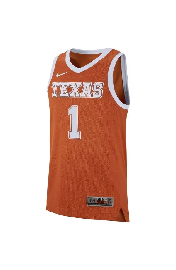 Nike 1 Texas Orange Texas Longhorns Replica Jersey