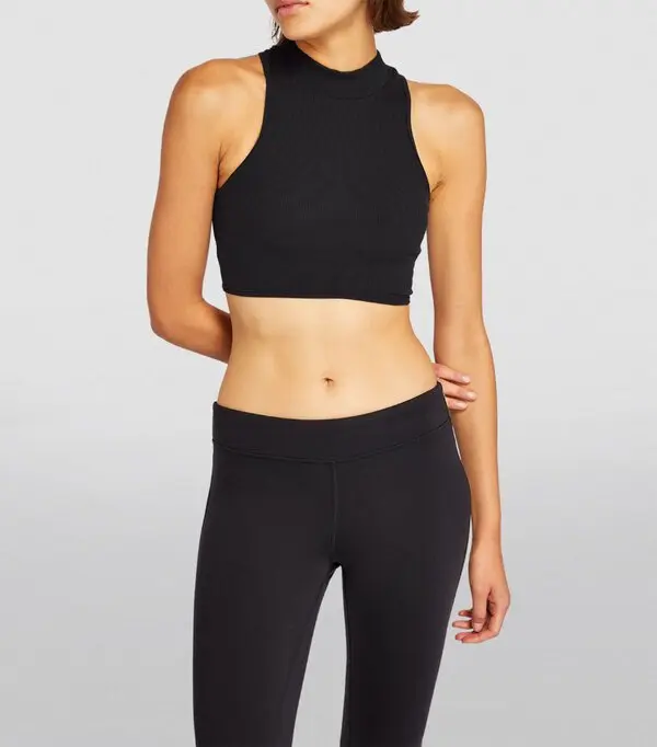 Alo Yoga Goddess Rib Cropped Dynamite Bra