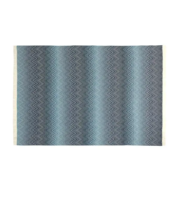 Missoni Merino Wool Timmy Throw - Blue
