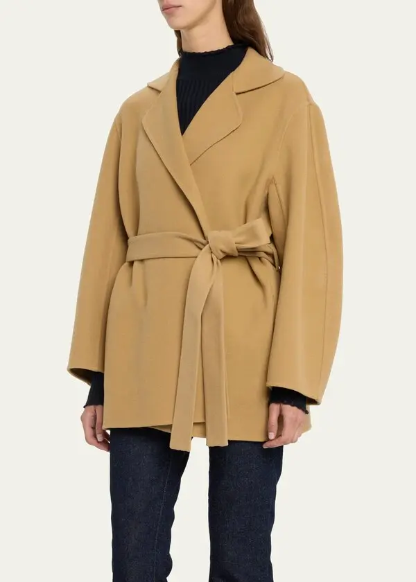 Chloé Belted Wool Cashmere Jacket