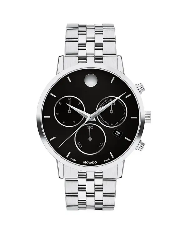Movado Museum Classic Chronograph - Black/silver