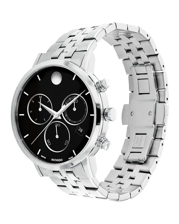 Movado Museum Classic Chronograph - Black/silver