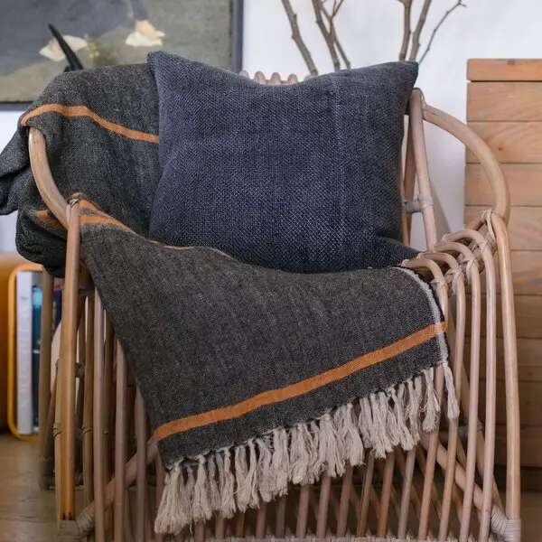 POM POM AT HOME Bruno Oversized Linen Throw