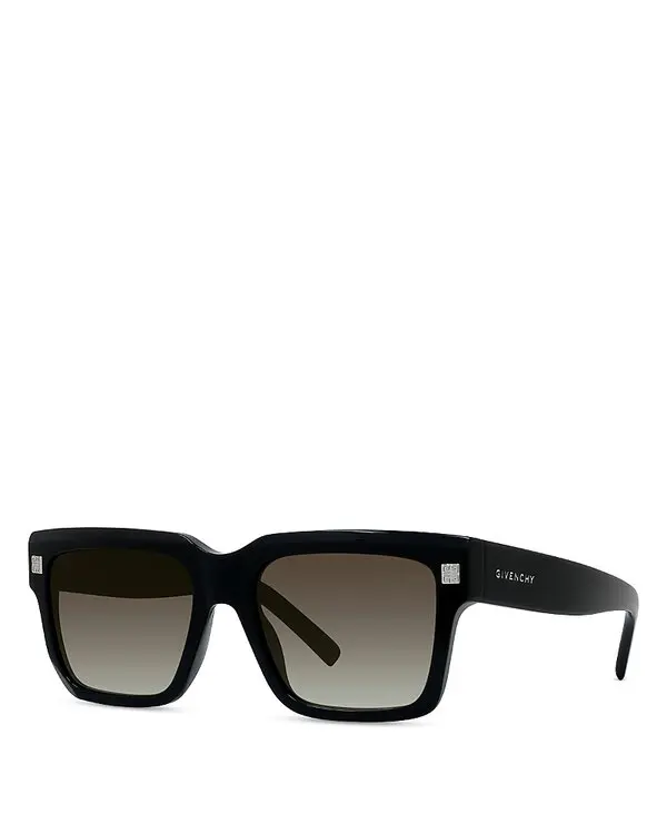Givenchy Gv Day Square Sunglasses - Black/brown Gradient