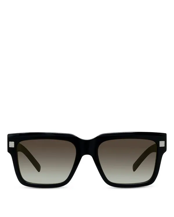 Givenchy Gv Day Square Sunglasses - Black/brown Gradient