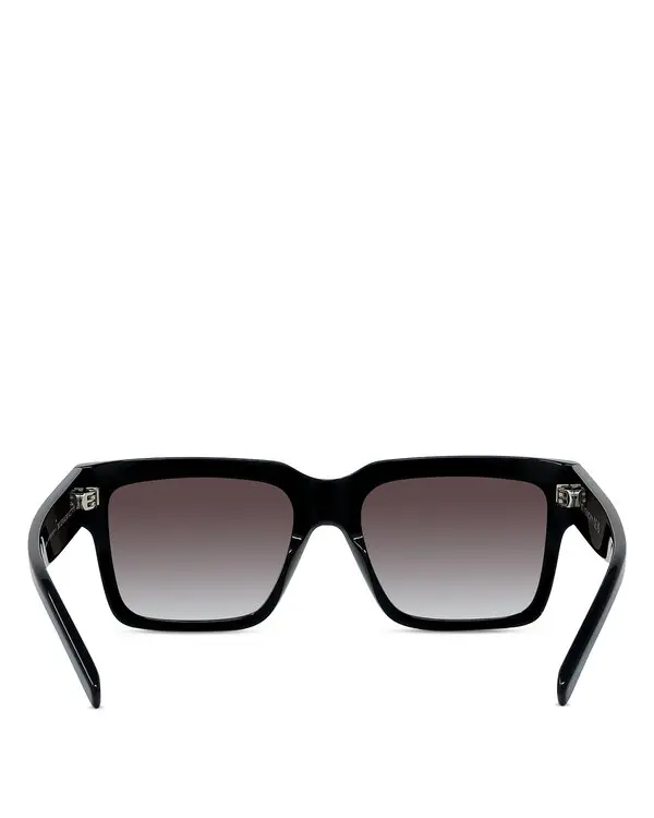 Givenchy Gv Day Square Sunglasses - Black/brown Gradient