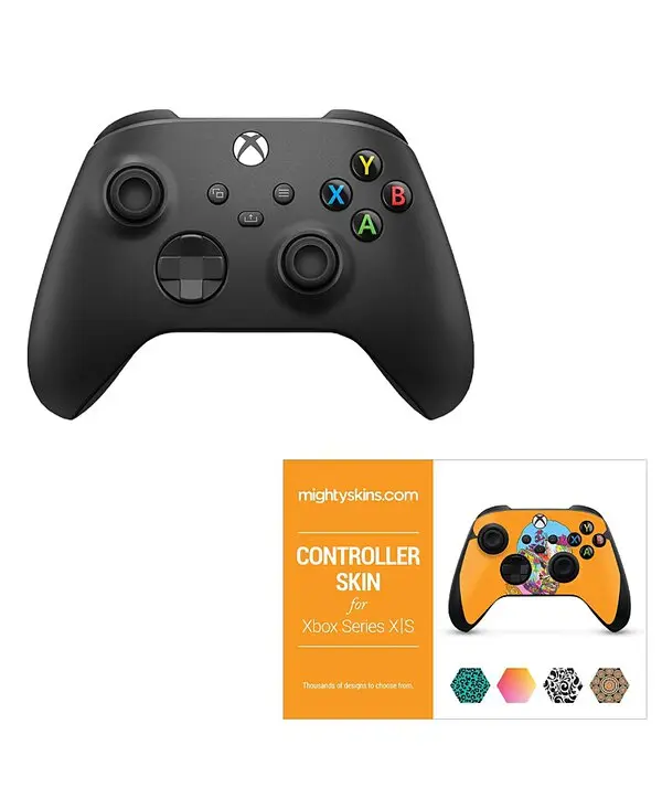 MICROSOFT Xbox Series X/s Controller In With Skins Voucher - Black
