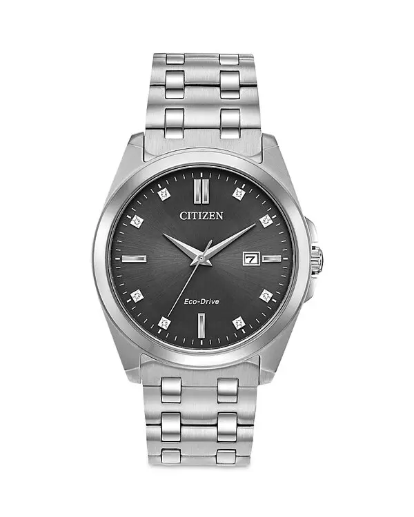 Citizen Eco-drive Corso Watch, 41mm - Black/silver