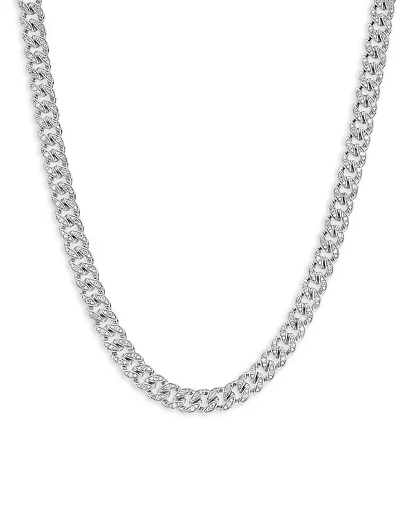 David Yurman Curb Chain Necklace - Silver