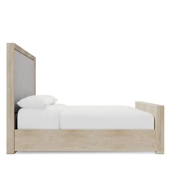 BERNHARDT Prado Upholstered Bed, Queen - Gray