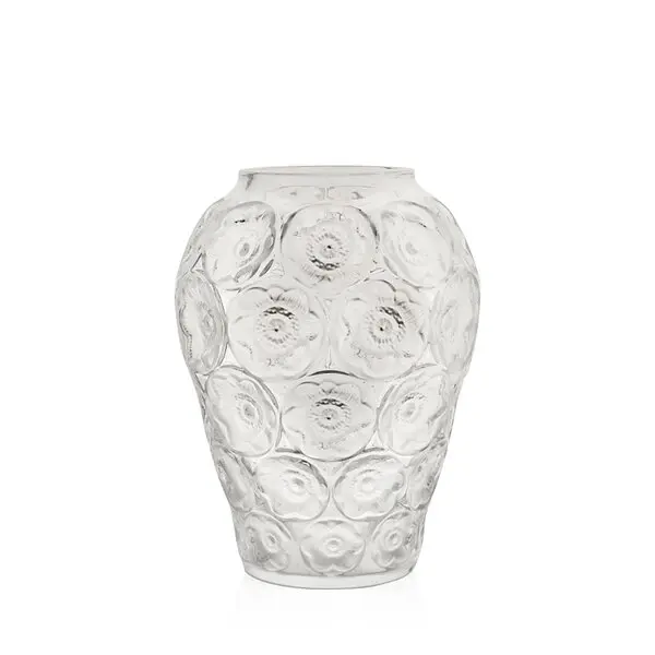 Lalique Anemones Vase - Clear