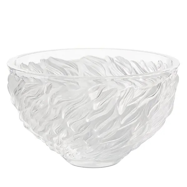 Lalique Fourrure Crystal Bowl - Clear