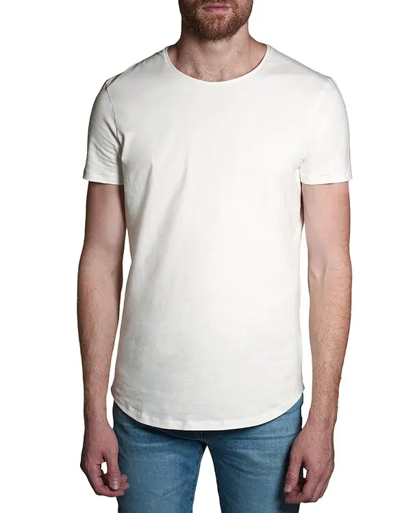 Monfrère Short Sleeve Stretch Crewneck Tee - Blanc