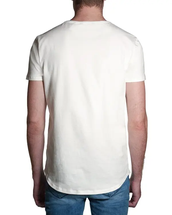 Monfrère Short Sleeve Stretch Crewneck Tee - Blanc