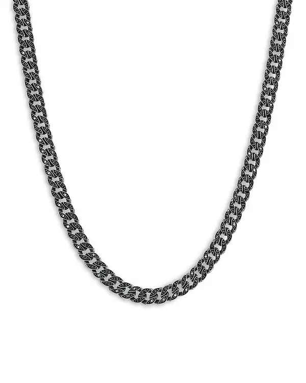 David Yurman Curb Chain Necklace - Black