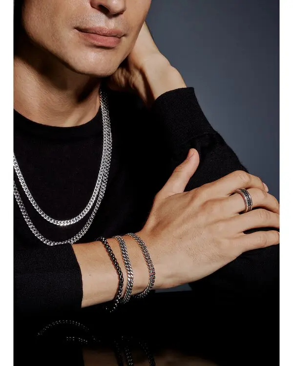 David Yurman Curb Chain Necklace