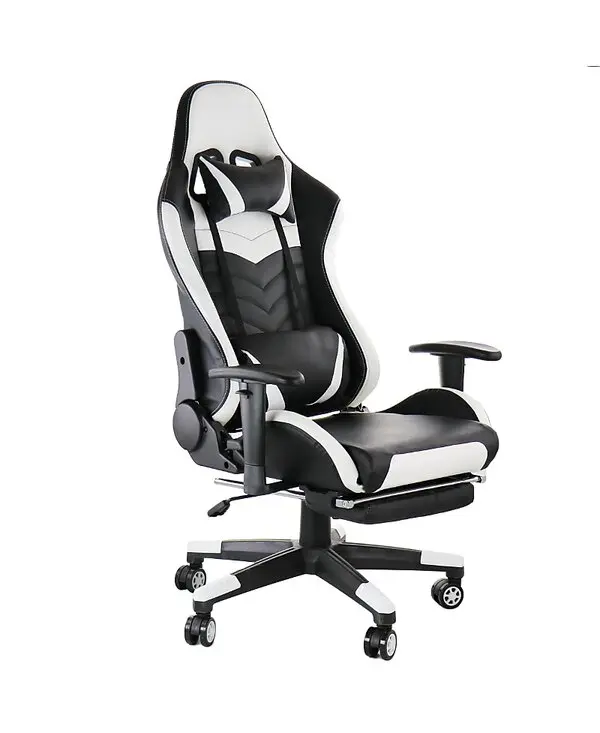 GAMEFITZ Gaming Chair - Black And White