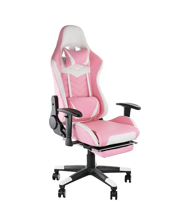 GAMEFITZ Gaming Chair - Pink And White
