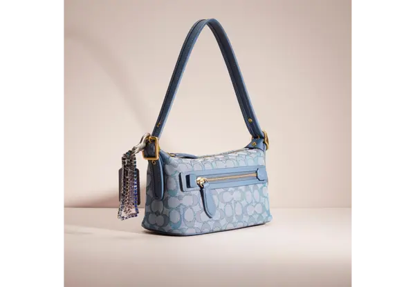 Coach Upcrafted Demi Bag In Signature Jacquard - Brass/Lake