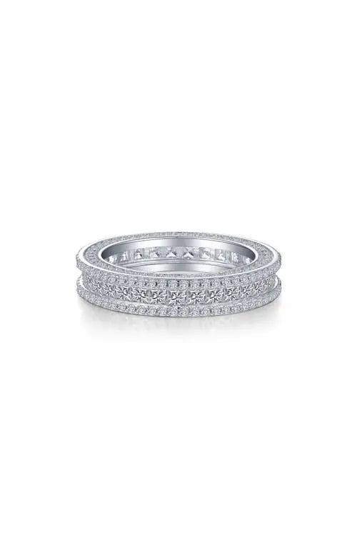 Lafonn Princess Cut Simulated Diamond Eternity Band - White