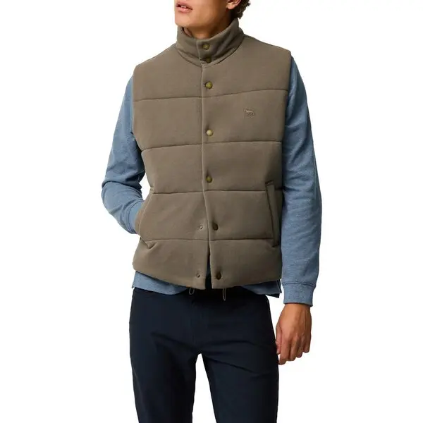 Rodd & Gunn Lake Ferry Quilted Vest - Khaki