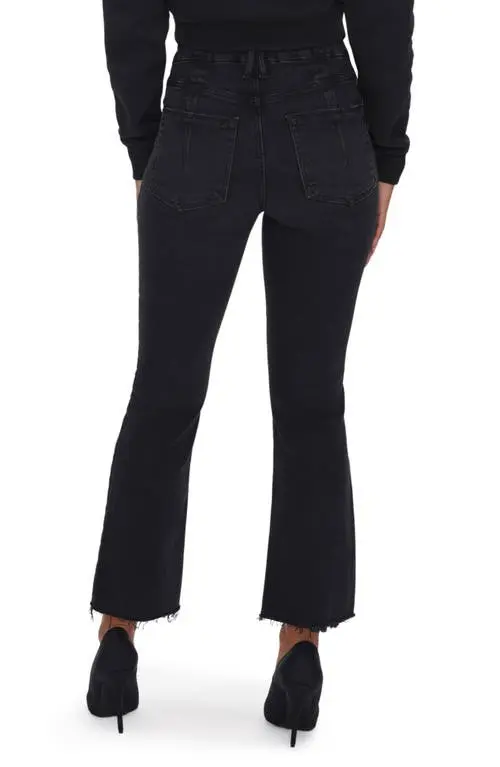 Good American Good Legs Crop Mini Bootcut Jeans