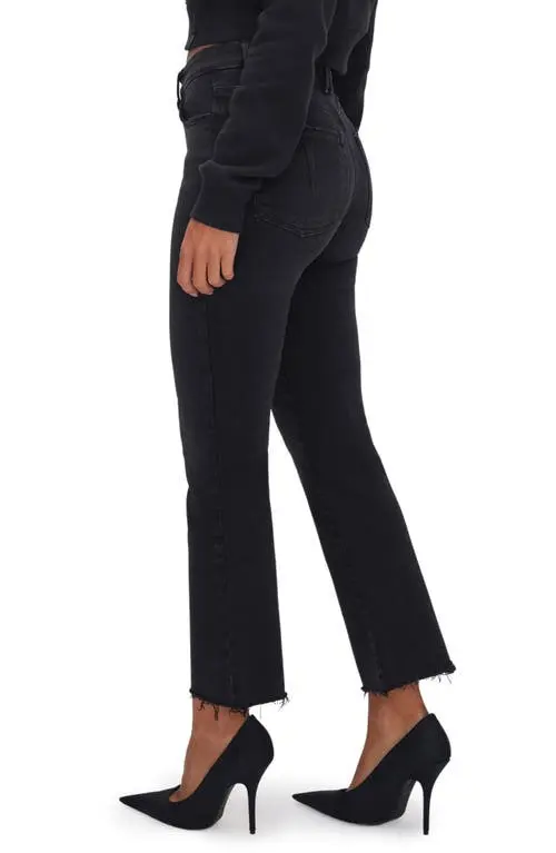 Good American Good Legs Crop Mini Bootcut Jeans