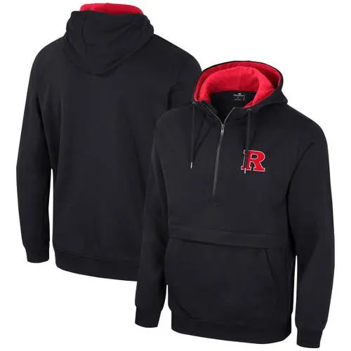 COLOSSEUM Rutgers Scarlet Knights Half-zip Hoodie