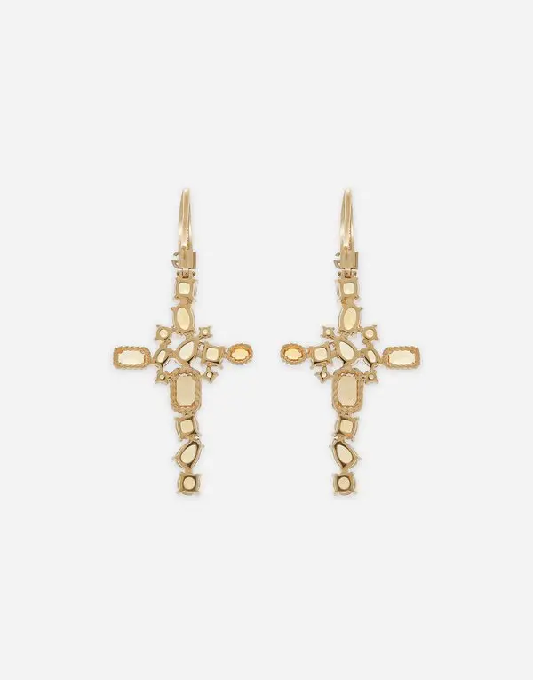 Dolce & Gabbana Rainbow Monochrome Citrine Quartz Earrings