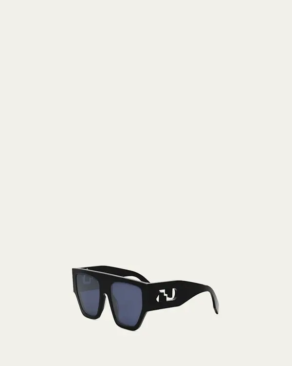 Fendi O'lock Flat-top Cat-eye Sunglasses