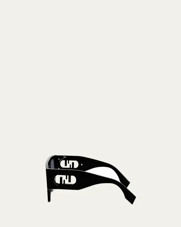 Fendi O'lock Flat-top Cat-eye Sunglasses