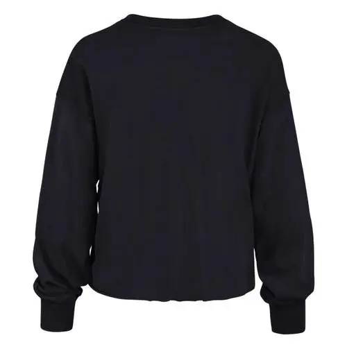 '47 Michigan Wolverines Bottom Line Parkway Long Sleeve High Waist T-shirt