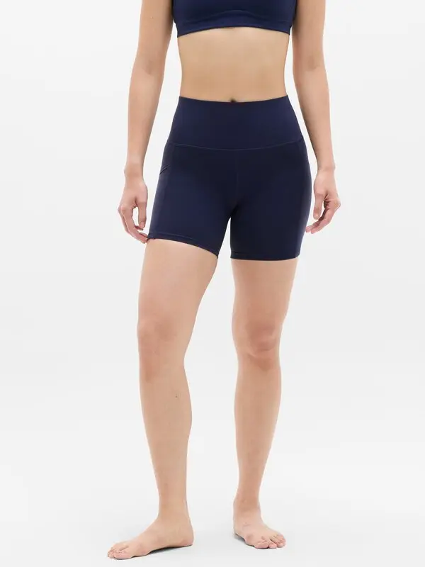 Athleta Salutation Stash High-rise 5" Short - Navy