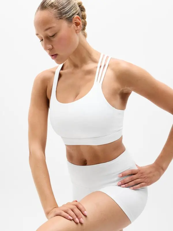 Athleta Train Free Sports Bra D-dd - Bright White