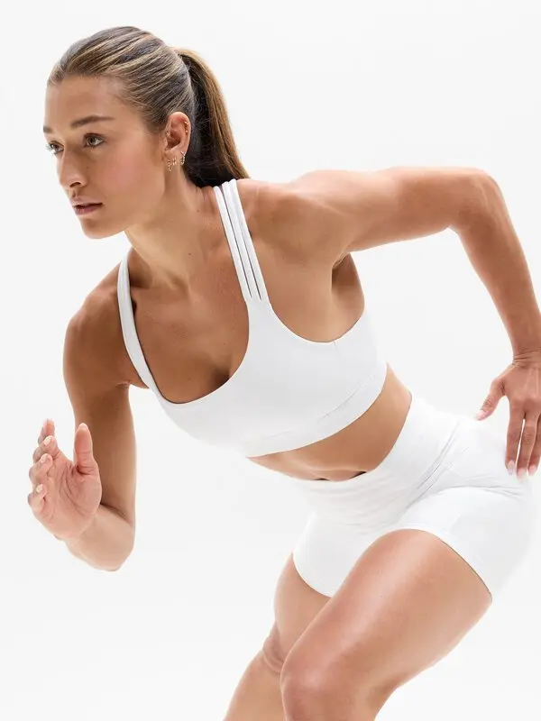 Athleta Train Free Sports Bra A-c - Bright White