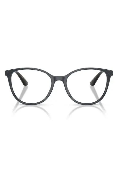 Dolce & Gabbana 54mm Butterfly Eyeglasses - Lace Gray