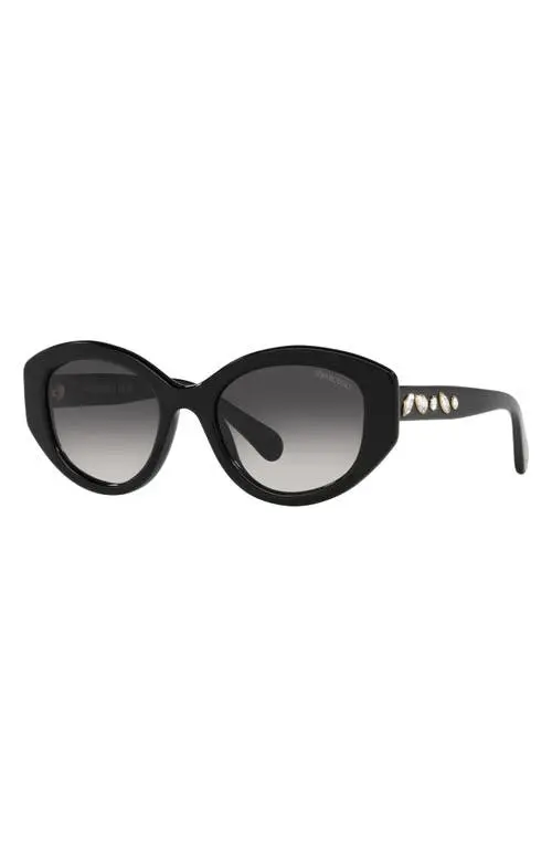 SWAROVSKI 53mm Cat Eye Sunglasses