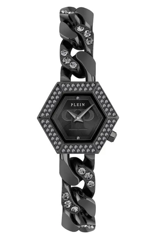 Philipp Plein The Hexagon Bracelet Watch - Ip Black