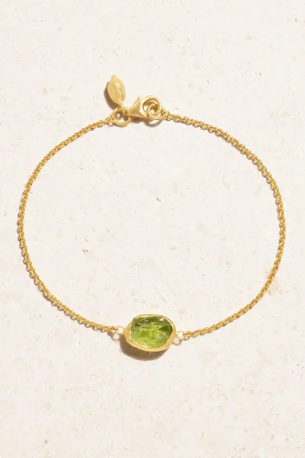 PIPPA SMALL 18-karat Peridot Bracelet - Gold